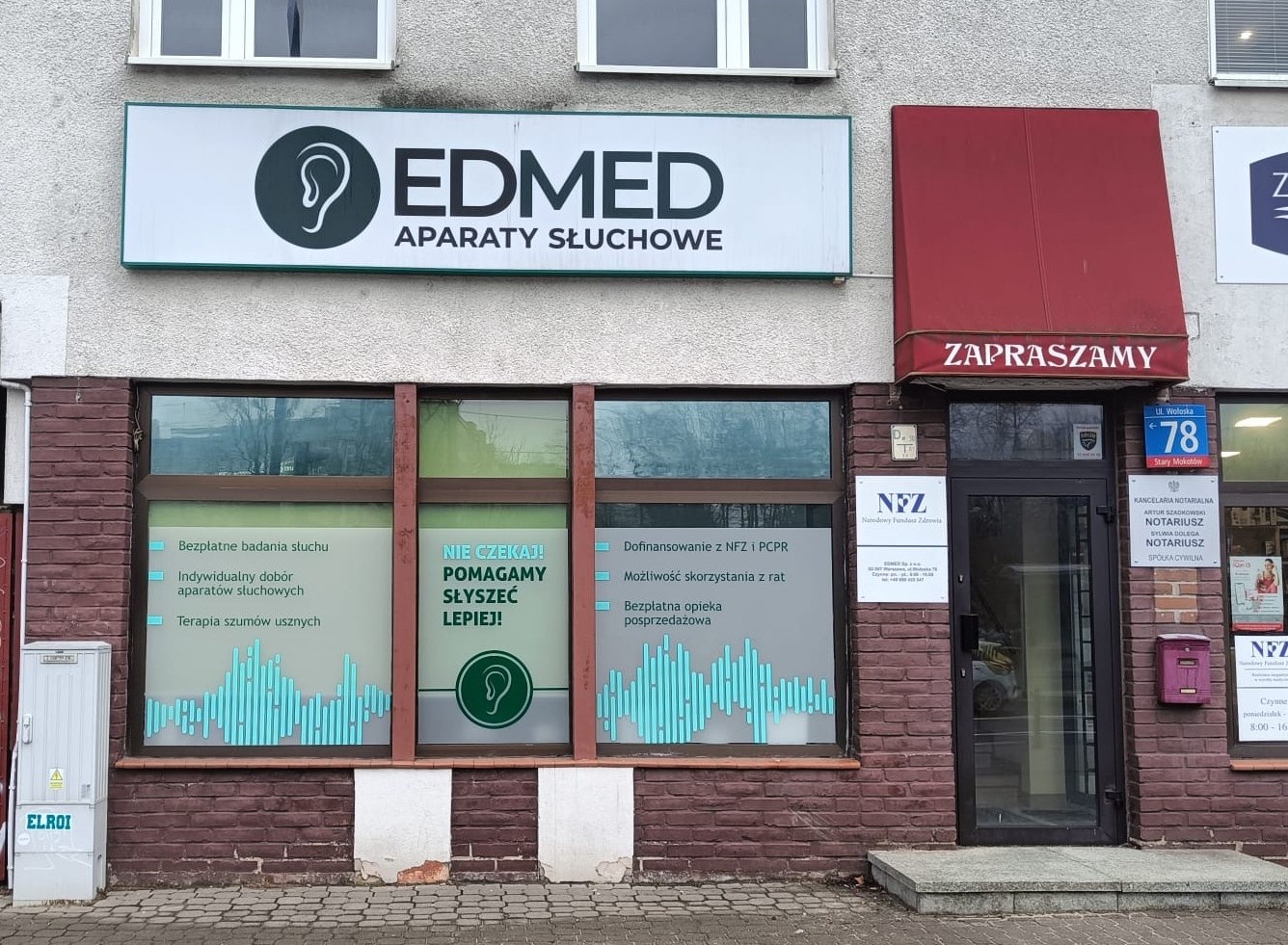 Nasze oddziały - EDMED aparaty słuchowe